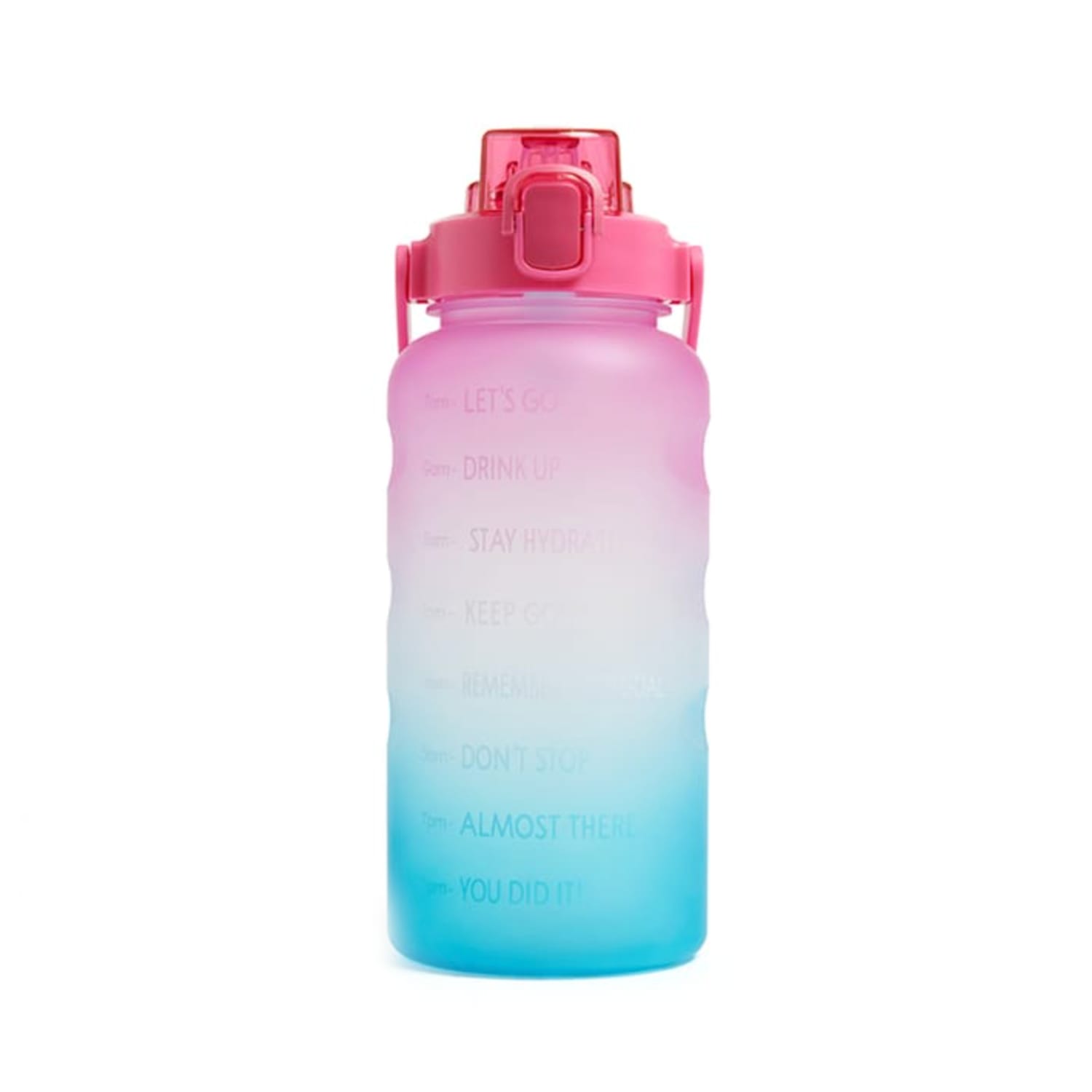 Hydrate 2L Tracker Water Bottle | Home Bargains