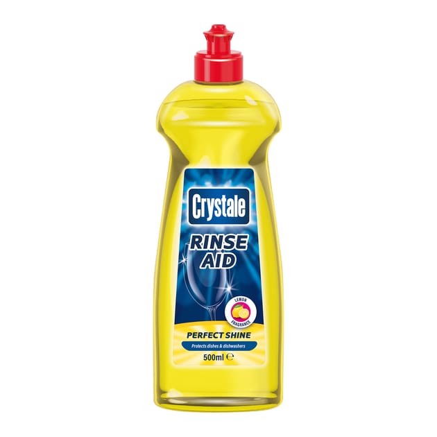 Crystale Rinse Aid 500ml - Lemon | Home Bargains