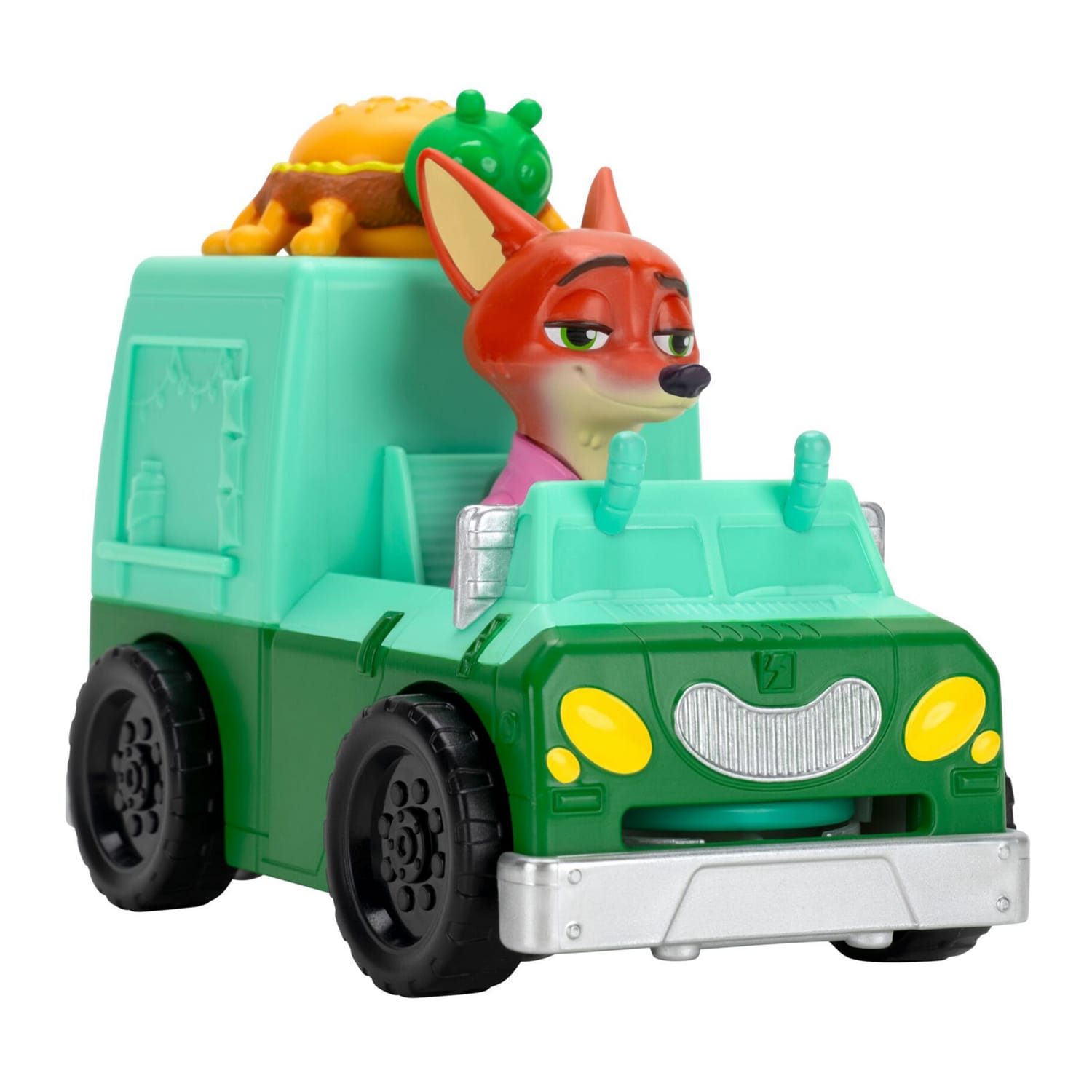 Disney Zootropolis 2 Vehicle & Figure - Nick Wilde & Bug Burga Food Truck | Home Bargains