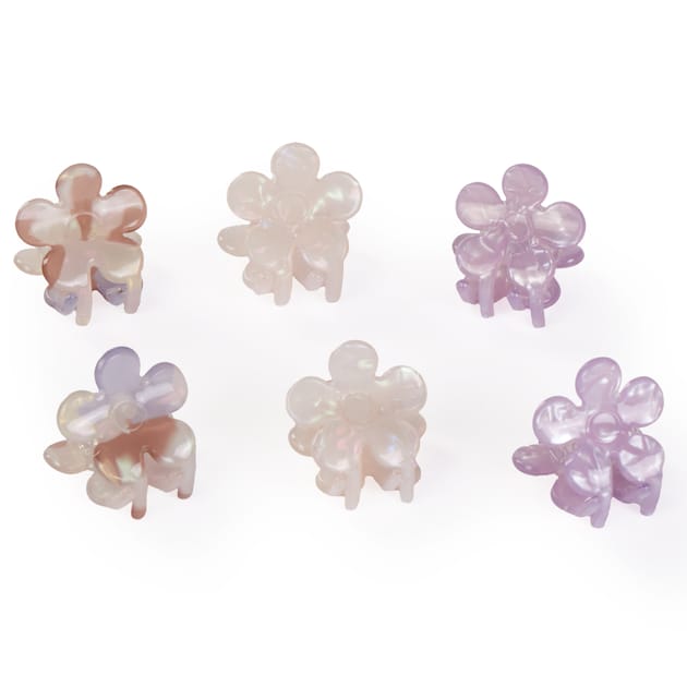 Mini Flower Clips 6 Pack | Home Bargains