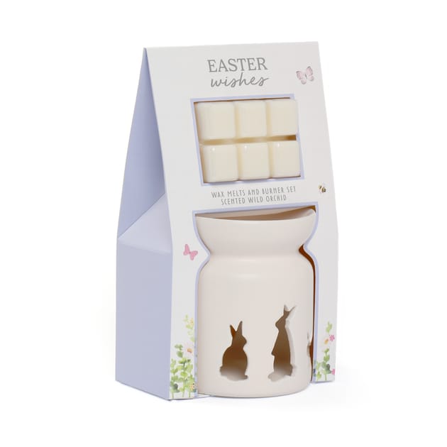 Easter Wishes Wax Melts And Burner Set | Home Bargains