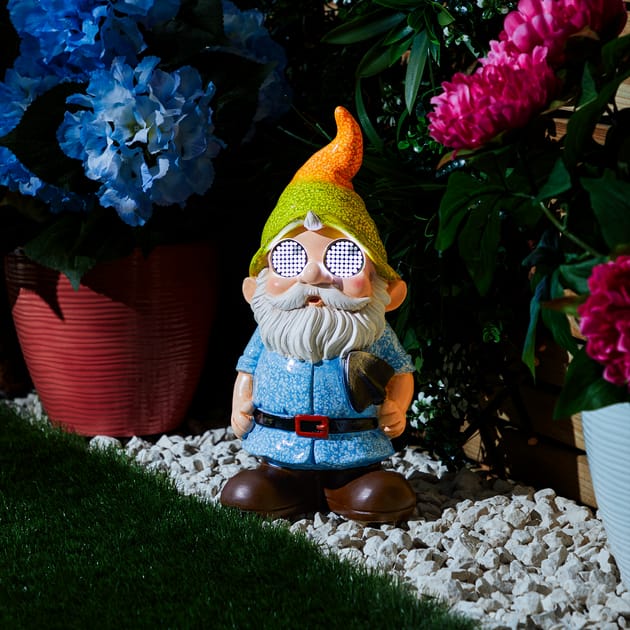 Firefly Solar Light Co Digital Eyes Gnome Solar Light | Home Bargains
