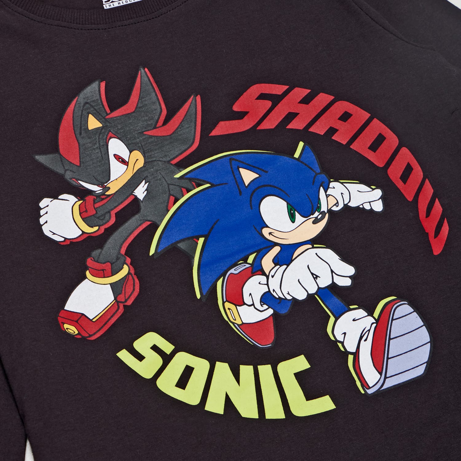 Sonic The Hedgehog Long Sleeve Pyjamas | Home Bargains
