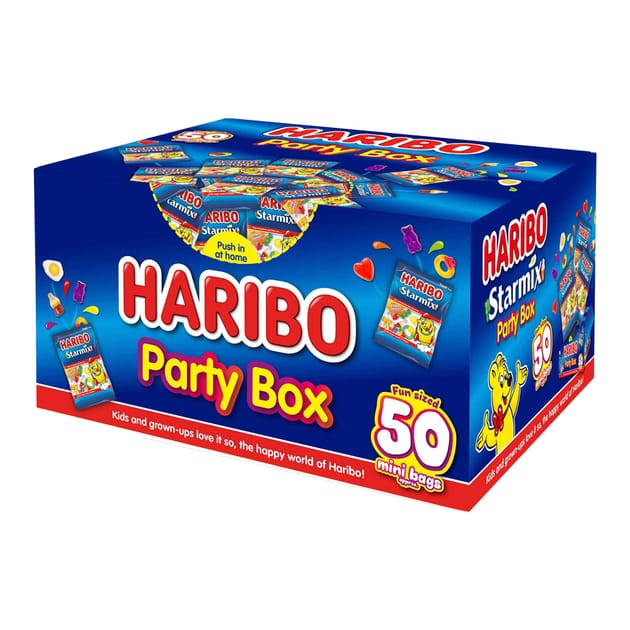 Haribo Starmix 50 Mini Bags Party Box 800g | Home Bargains