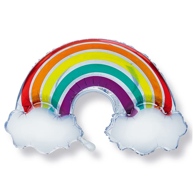 Lets Party Foil Rainbow Balloon | Home Bargains