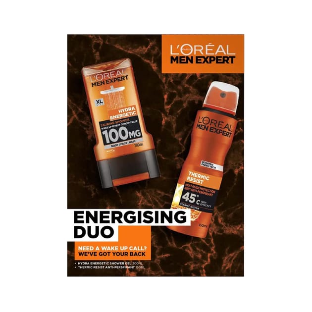 L'Oreal Men Expert Energising Duo Gift Set | Home Bargains