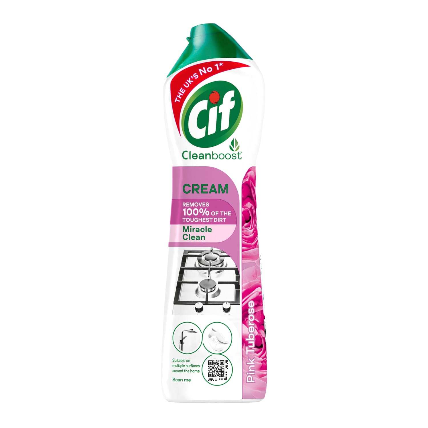 Cif Cream Cleaner 500ml - Pink Tuberose | Home Bargains
