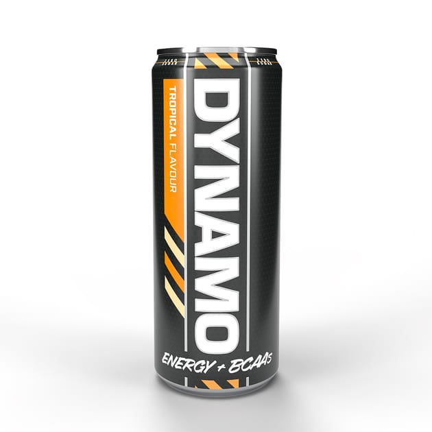 Protein Dynamix Dynamo Energy Drink 330ml - Tropical x12 | Home Bargains