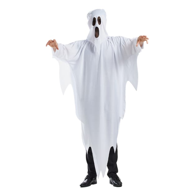 Hallow Scream Adult Ghost Costume | Home Bargains