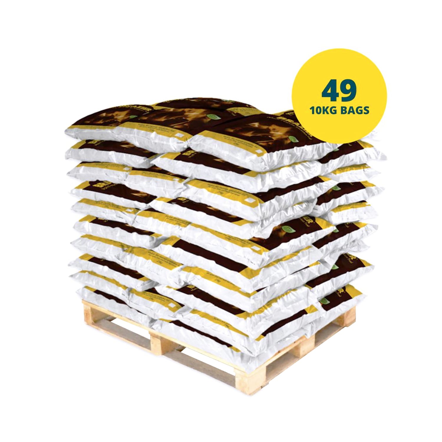 Homefire Brazier Smokeless Fuel Coal Pallet 49x10kg | Home Bargains