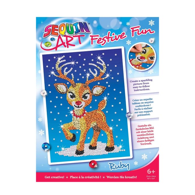 Sequin Art - Ruby | Home Bargains