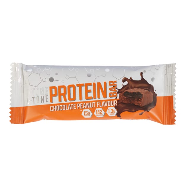 X-Tone Protein Bar 45g - Chocolate Peanut x16 | Home Bargains