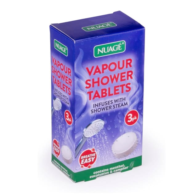 Nuage Vapour Shower Tablets 3 Pack | Home Bargains