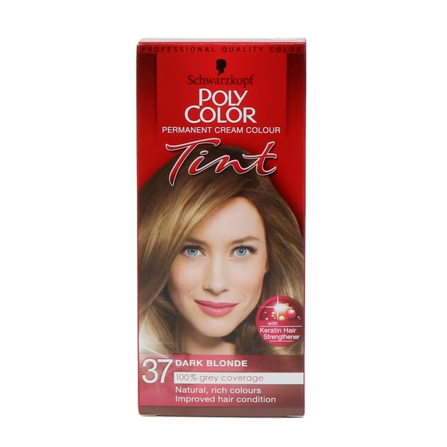 Schwarzkopf Poly Color Permanent Cream Tint - Dark Blonde 37 | Home ...
