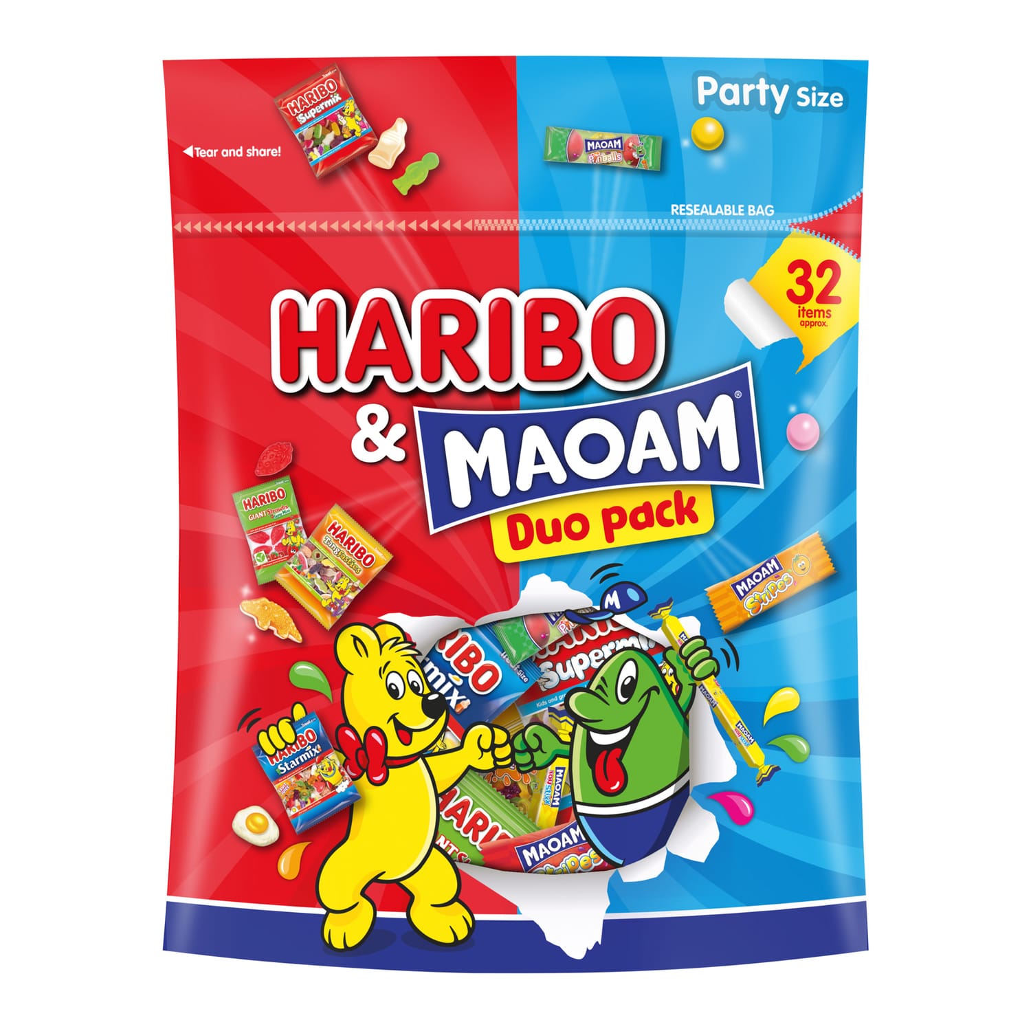 Haribo & Maoam 32 Mini Bags Duo Pack 450g | Home Bargains