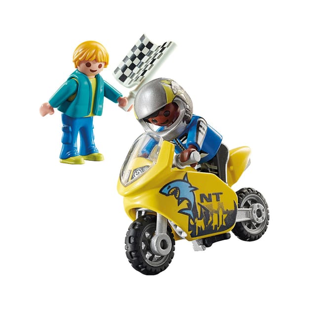 Playmobil Special Plus Boys With Motorcycle | Home Bargains