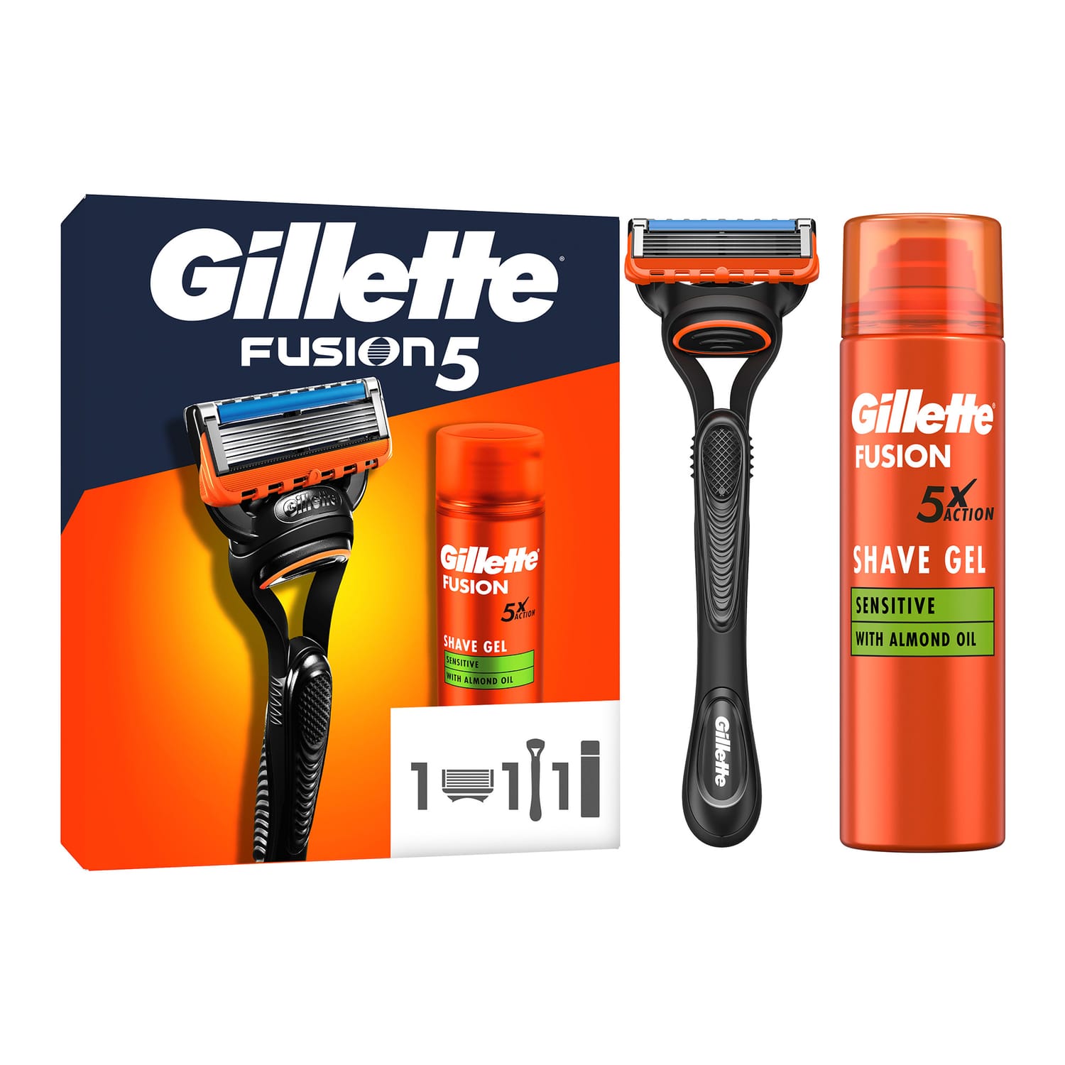Gillette Fusion5 Razor For Men Gift Set | Home Bargains
