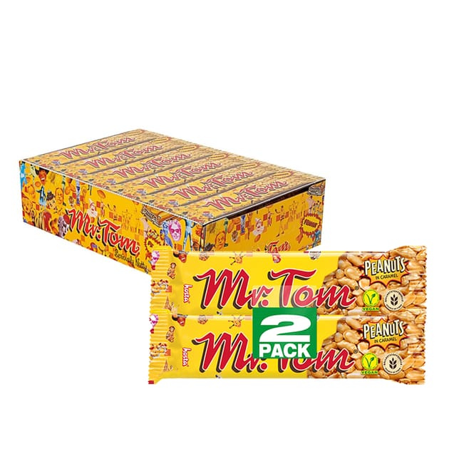 Mr Tom Seriously Nutty Twin Pack 2 x 40g x24 | Home Bargains