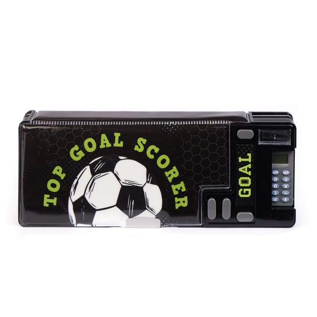 ScribblePop Shop Multifunction Pencil Case Football | Home Bargains