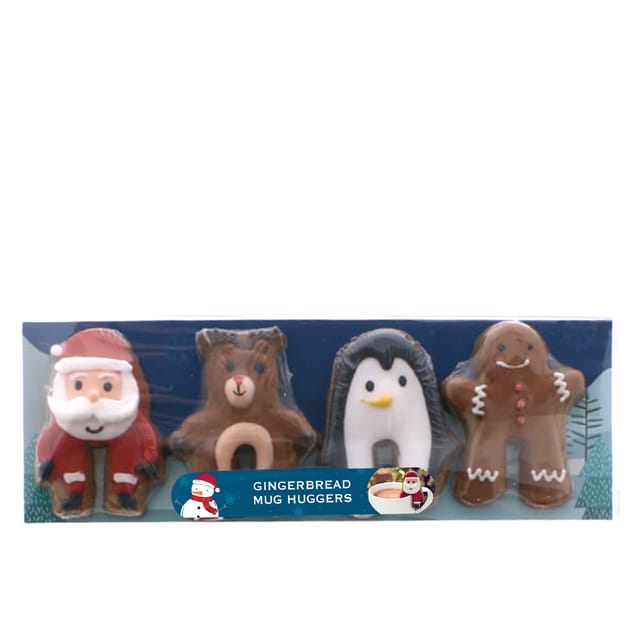 Gingerbread Mug Huggers 80g x4 | Home Bargains