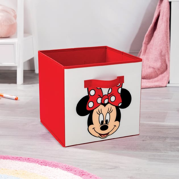 Disney Minnie Mouse Storage Cube | Home Bargains