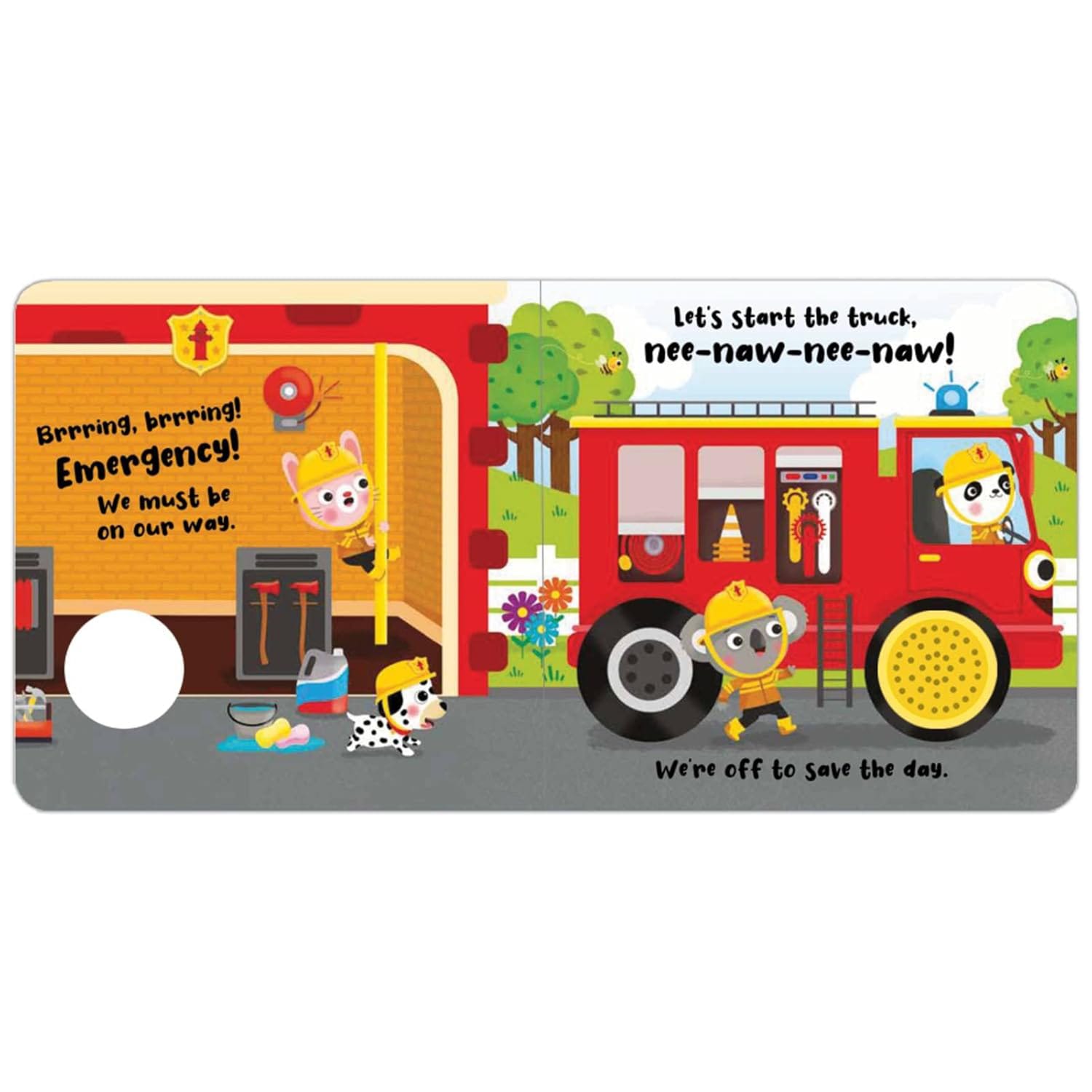Funtime Sound Book - The Busy Fire Engine | Home Bargains