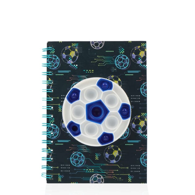 Scribble Pop A5 Fidget Football Notebook | Home Bargains