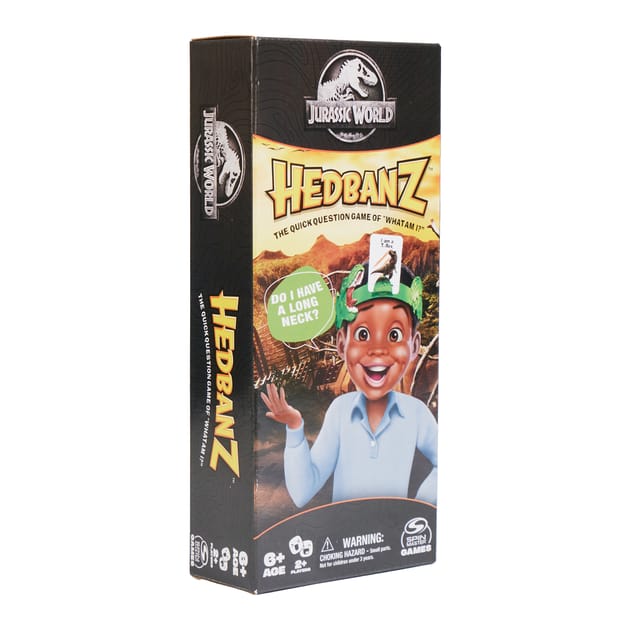 Hedbanz Jurassic World Family Question Game | Home Bargains