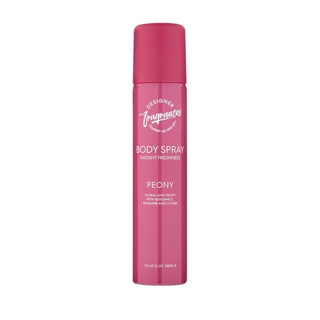 Designer Fragrances Body Spray Peony 100ml | Home Bargains