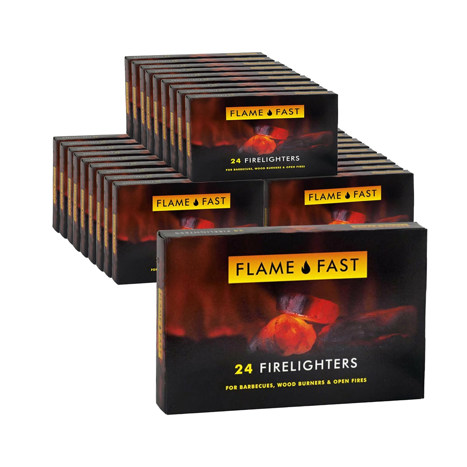 Flame Fast 24 Firelighters x28 | Home Bargains