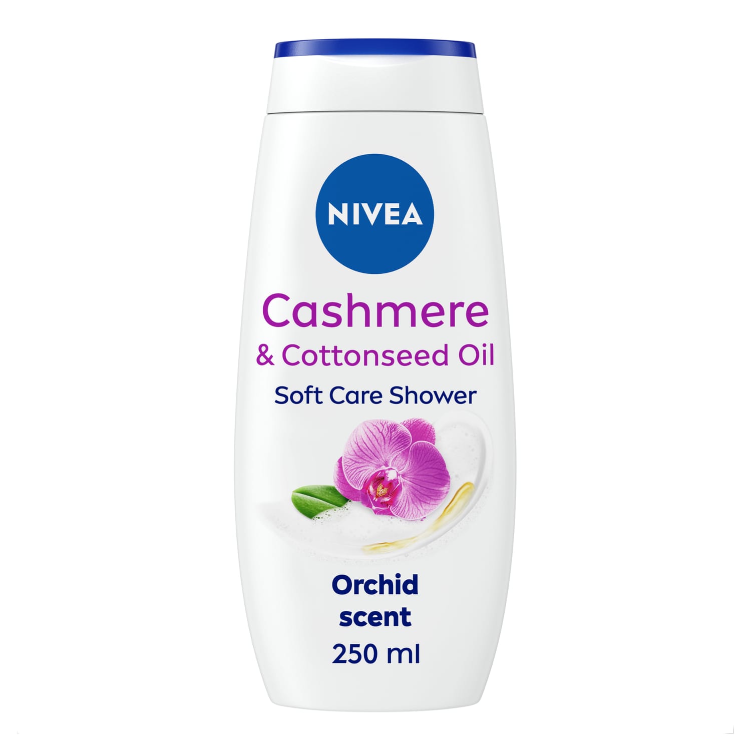 Nivea Cashmere & Cotton Seed Oil Shower Cream 250ml | Home Bargains
