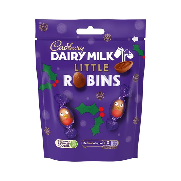 Cadbury Dairy Milk Little Robins 77g x4 | Home Bargains