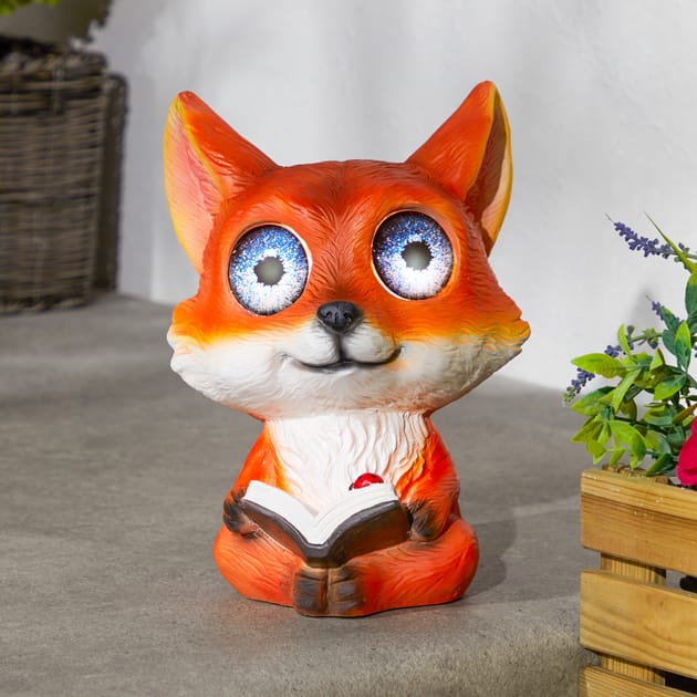 Firefly Solar Light Co Bright Eyes Solar Light - Fox | Home Bargains