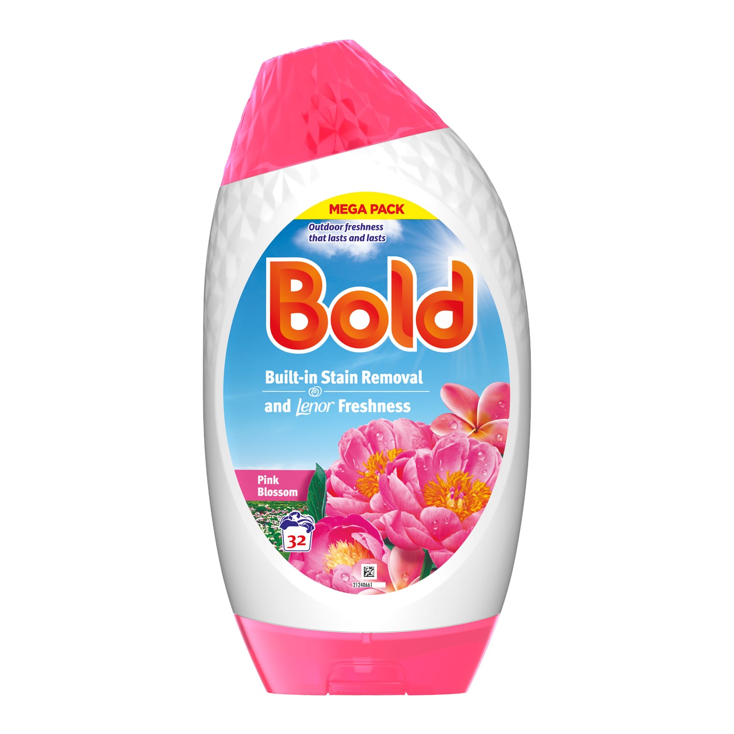 Bold Laundry Detergent Gel 1.056 Litre 32 Washes - Pink Blossom | Home ...