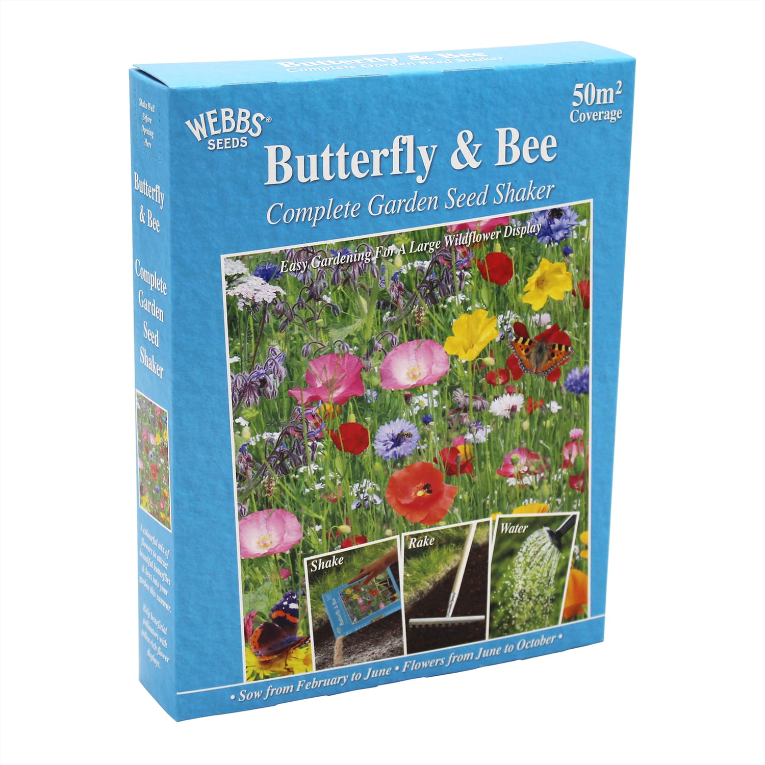 Webbs Seeds Complete Garden Seed Shaker - Butterfly & Bee | Home Bargains