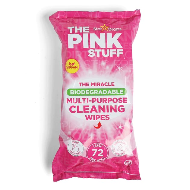 The Pink Stuff The Miracle Biodegradable Multi-Purpose Cleaning Wipes ...