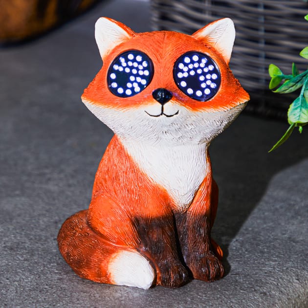 Firefly Solar Light Co Animated Eyes Solar Light - Fox | Home Bargains