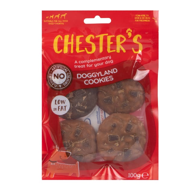 Chester's Doggyland Cookies 100g | Home Bargains