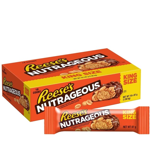 Reese's Nutrageous King Size 87g x18 | Home Bargains