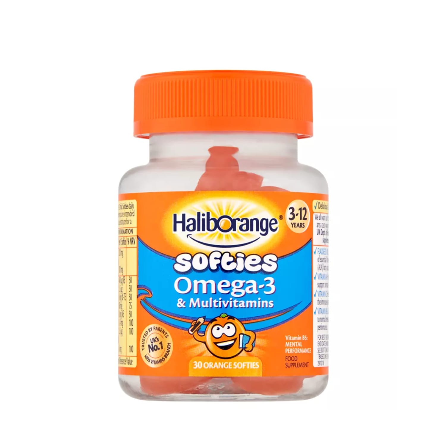 Haliborange Softies Omega-3 & Multivitamins Orange Softies 30s | Home ...