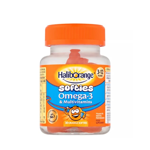 Haliborange Softies Omega-3 & Multivitamins Orange Softies 30s | Home ...