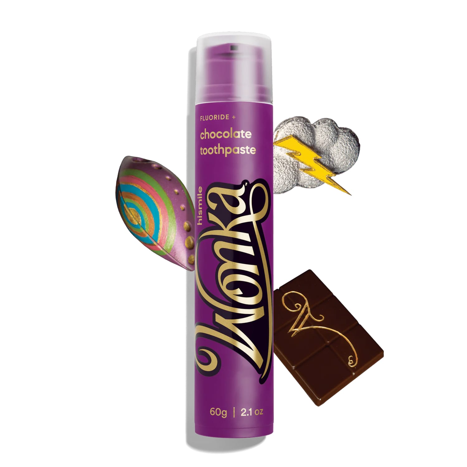Hismile Wonka Chocolate Toothpaste 60g | Home Bargains