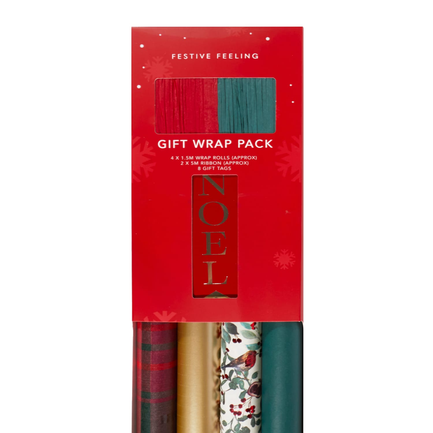 Winter Charm Gift Wrap Pack | Home Bargains