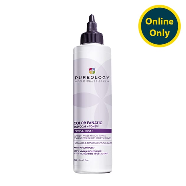Pureology Color Fanatic Top Coat + Tone Purple 200ml | Home Bargains