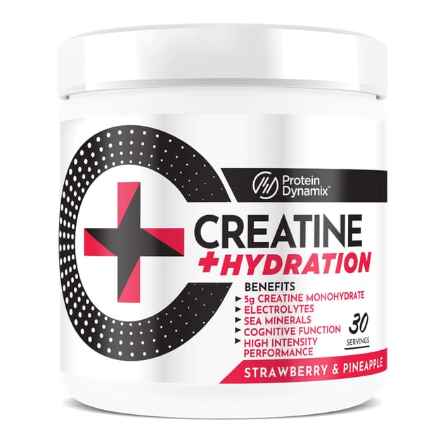 Protein Dynamix Creatine + Hydration Powder 360g - Strawberry ...