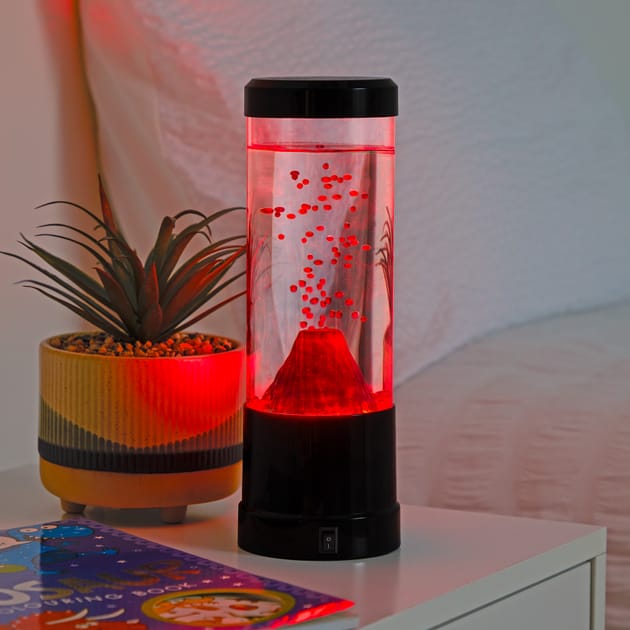 Equatech 10" LED Lamp - Volcano Motion Light | Home Bargains