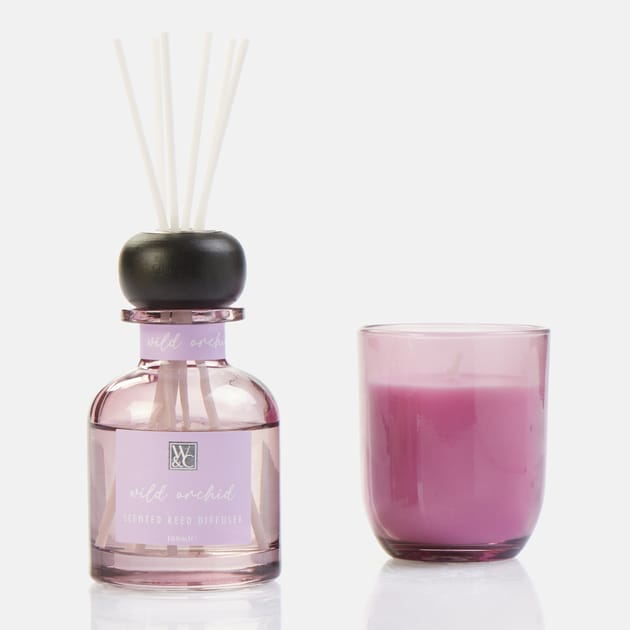 Wickford & Co Candle & Diffuser Gift Set - Wild Orchid | Home Bargains