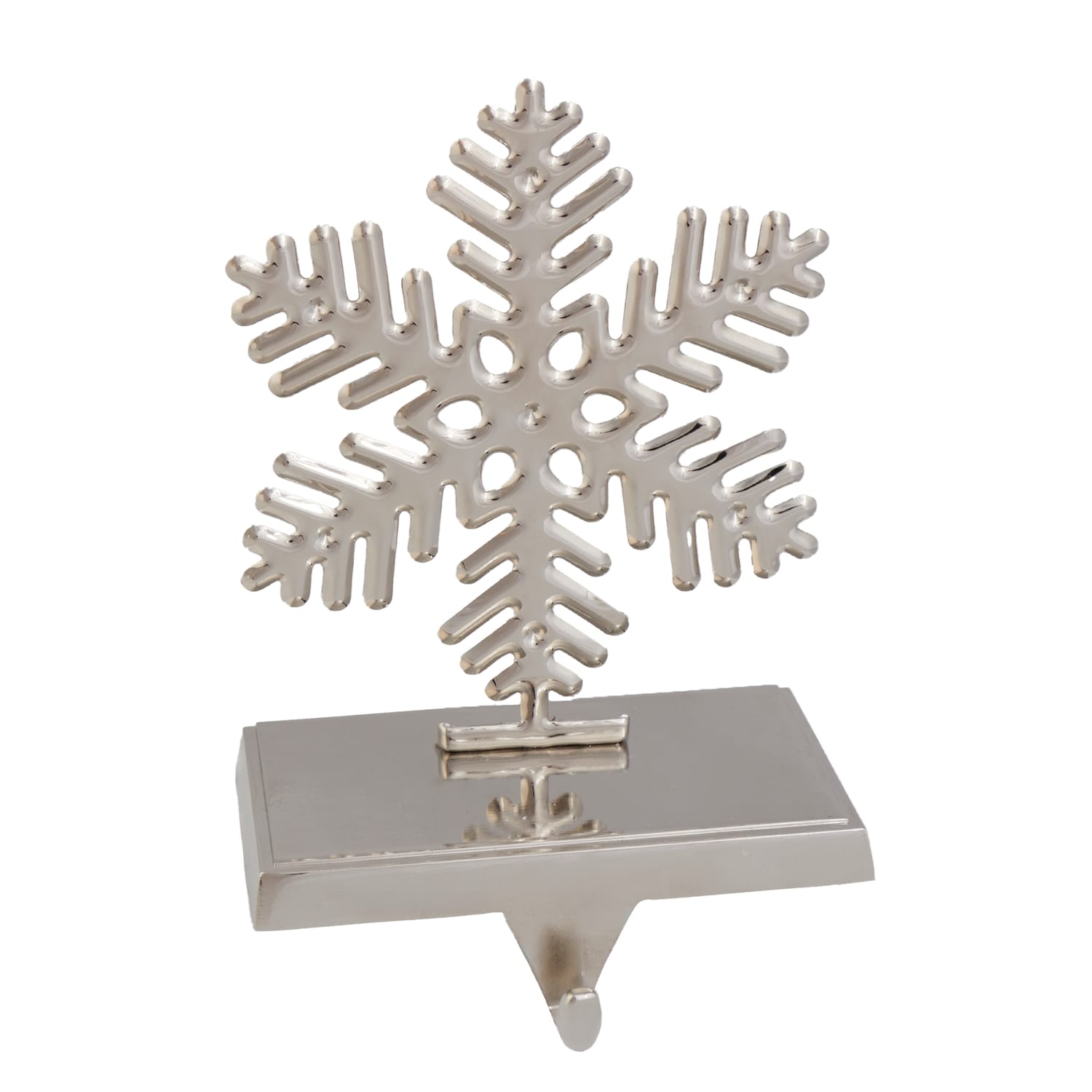 Festive Feeling Silver Christmas Stocking Holder - Snowflake | Home ...