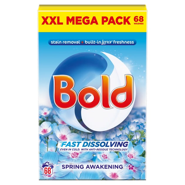 Bold Spring Awakening Washing Powder 3.4kg 68 Washes | Home Bargains