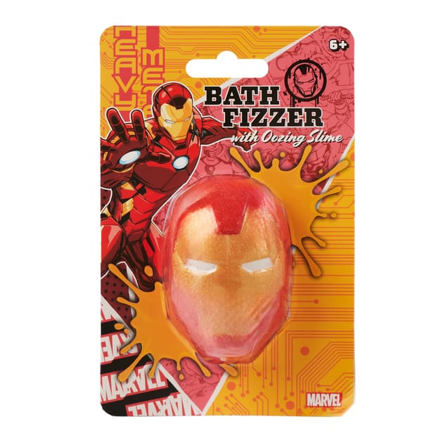 Marvel Avengers Slime Bath Fizzer 150g - Iron Man | Home Bargains